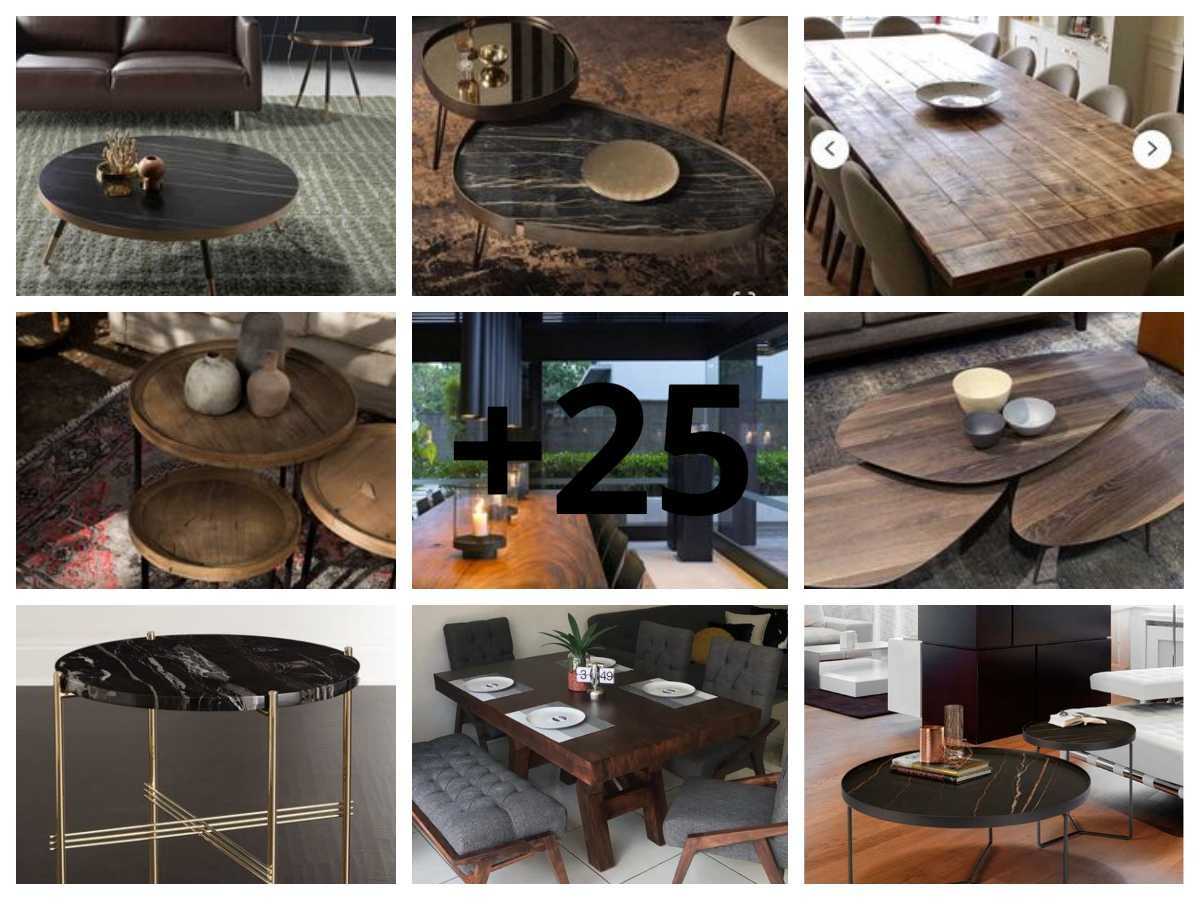 Mesas de Café Grandes favoritas para cada Hogar y cada Estilo de Diseño ...